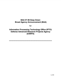 DARPA: Deep Green - Taylor Hayward | UX Designer
